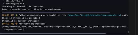 Requirementstxt Error Community Cloud Streamlit