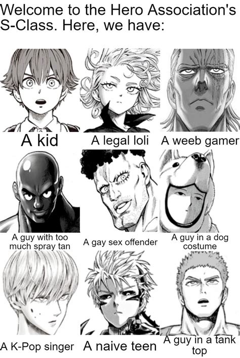 The S Class Sure Are Interesting Amais Basically S Class Ronepunchman