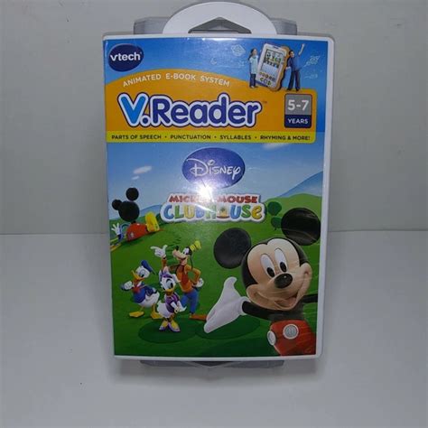 Disneys Mickey Mouse Clubhouse Vtech V Reader E Book Animato Età 5 7
