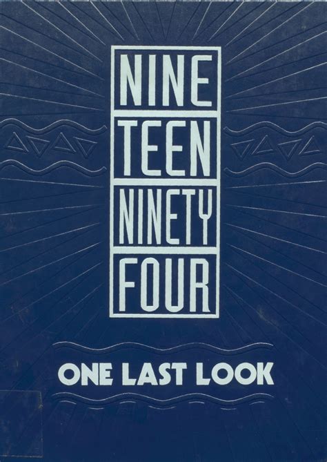 1994 Yearbook From Sumner Memorial High School From Sullivan Maine For