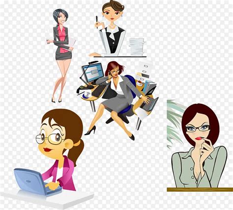 卡通白领动感矢量素材png图片素材下载图片编号9821404 Png素材网