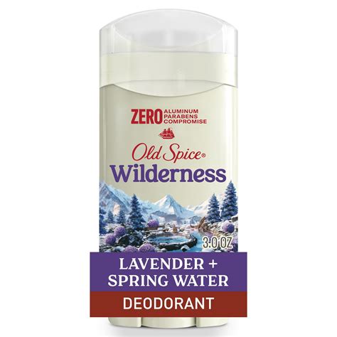 Old Spice Aluminum Free Deodorant Wilderness Lavender 3 Oz