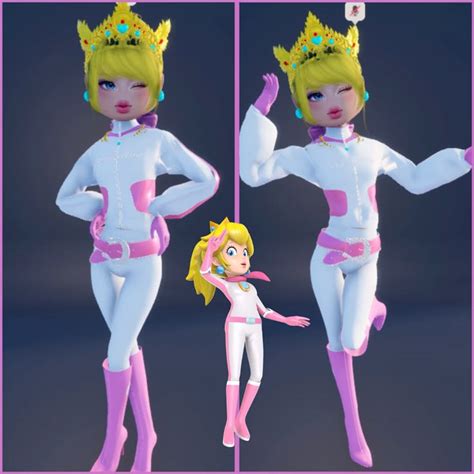 Princess Peach Biker Outfit Mario Kart Princess Peach Dress Racer