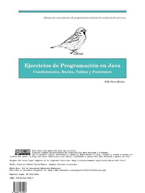 Ejercicios De Programación En Java Pdf Informática