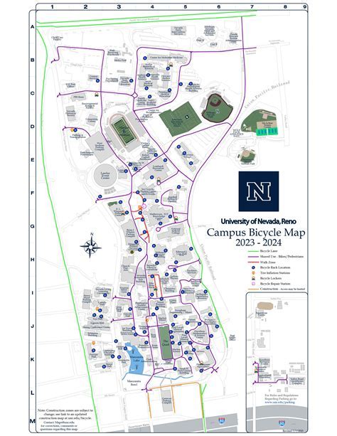 Campus Map Unr Your Guide To The University Of Nevada Reno