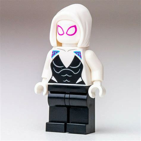 New Lego® Ghost Spider Spider Gwen White Hood Basic Smooth