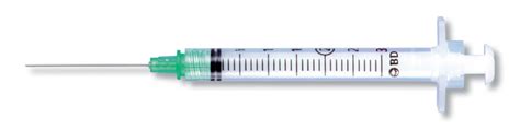 Bd Integra™ Retracting Precisionglide™ 3 Ml Syringe With Detachable