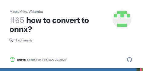 how to convert to onnx · issue 65 · mzeromiko vmamba · github