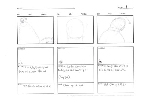 Masters Blog Alternative Animatic Storyboard