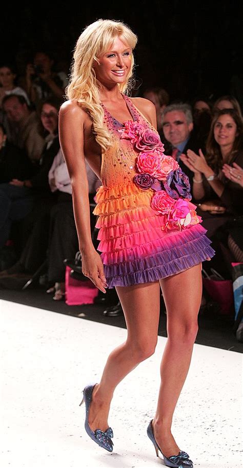 Paris Hiltons Runway Moments Photos