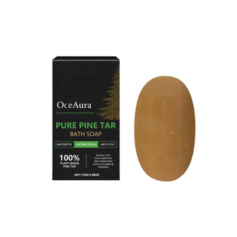 Oceaura Pure Pine Tar Bath Soap Deluxe Bubbles