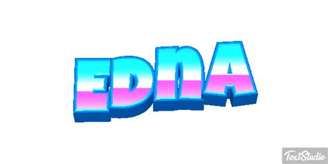 Edna Name Animated  Logo Designs