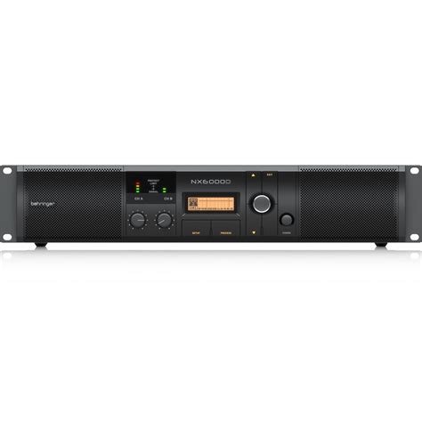 Behringer Nx6000d 6000 Watt Class D Power Amplifier Bashs Music
