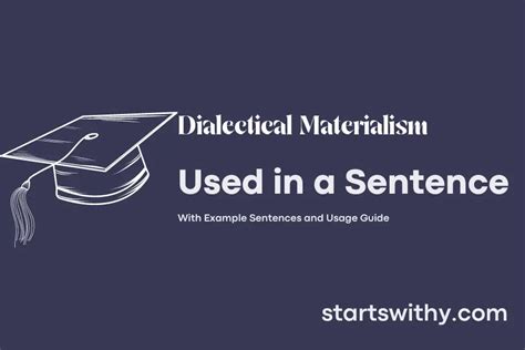 Dialectical Materialism In A Sentence Examples 21 Ways To Use Dialectical Materialism