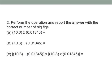 SIGNIFICANT FIGURES Rules For Significant Figures A Read