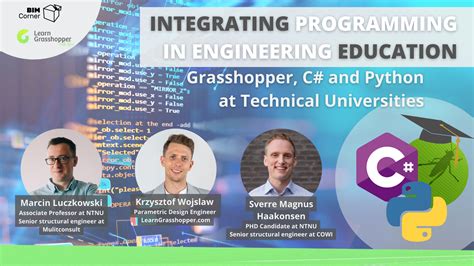 Webinar Programming In Engineering Education Learn Grasshopper
