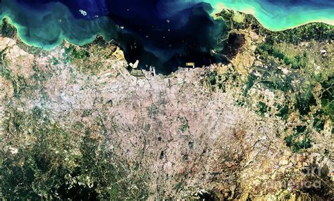 Jakarta Indonesia From Space Photograph By M G Whittingham Fine Art