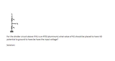 Solved RTD S Resistance Temperature Detectors Are Based On Chegg