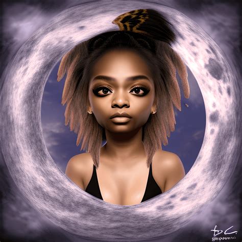 3d Exotic African American Chibi Graphic · Creative Fabrica