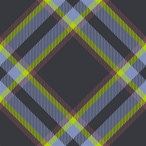 Textile Texture Plaid Vector Background Tartan Fabric Check Seamless