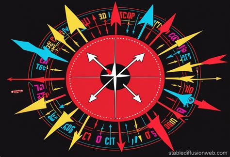 Gps Location Dot In Black Background Stable Diffusion Online