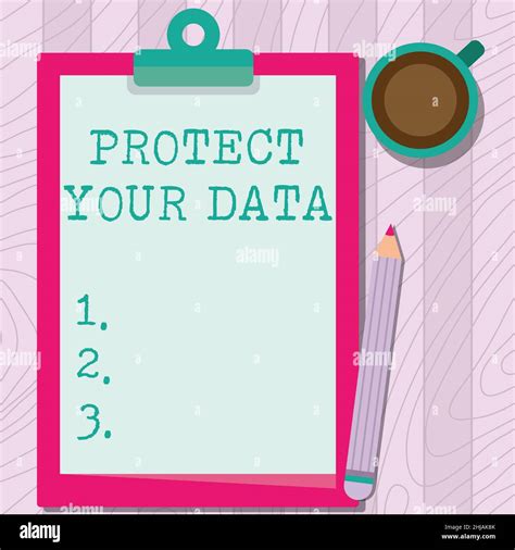 Text Caption Presenting Protect Your Data Business Overview Cyber