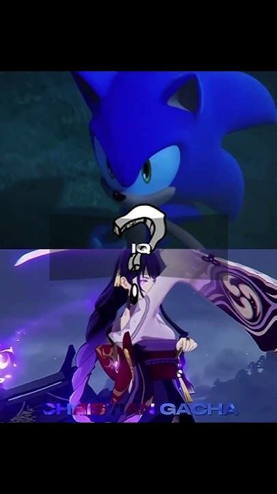 Sonic Vs Raiden Shogun Shorts Genshinimpact Youtube