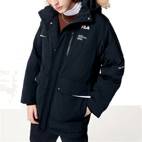 Fila Fusion Multi Pocket Down Jacket Black T11m145908f Bk