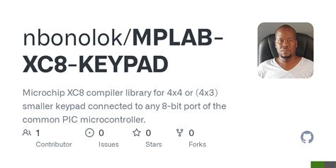 Github Nbonolokmplab Xc8 Keypad Microchip Xc8 Compiler Library For