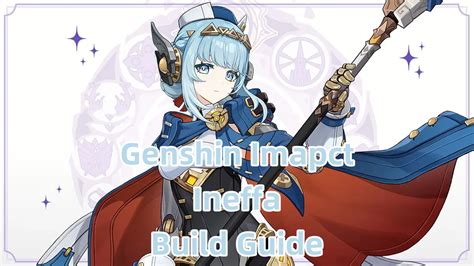 ¡genshin Impact Construcciones Armas Y Composiciones De Equipo De Ineffa
