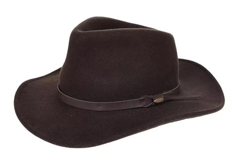 Conner Wool Felt Crushable Aussie Outback Hat