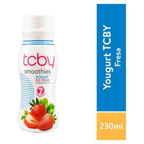 Comprar Smoothie Tcby Yogurt De Fresa 230ml Walmart Costa Rica