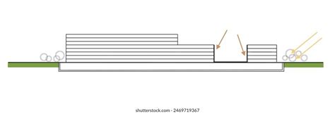 Hand Made Vector Architecture Sustainability Diagram Stock Vector