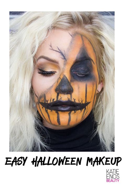 Halloween Makeup Tutorial Jack O Lantern Keb Youtube Halloween