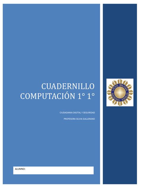 Computacion Cuadernillo Computacion Redes Sociales Identidad Digital Pdf Contraseña Cifrado