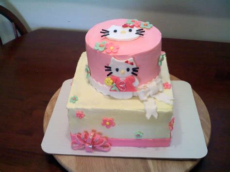 Pinky Promise Cakes 2 Tier Hello Kitty Cake