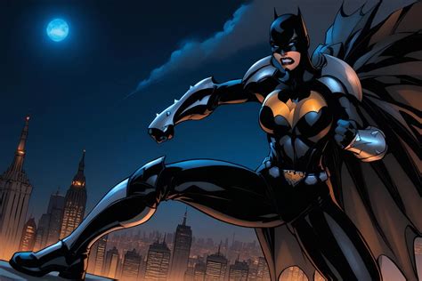 Angela Sommers As Batgirl In Gotham City Diffus