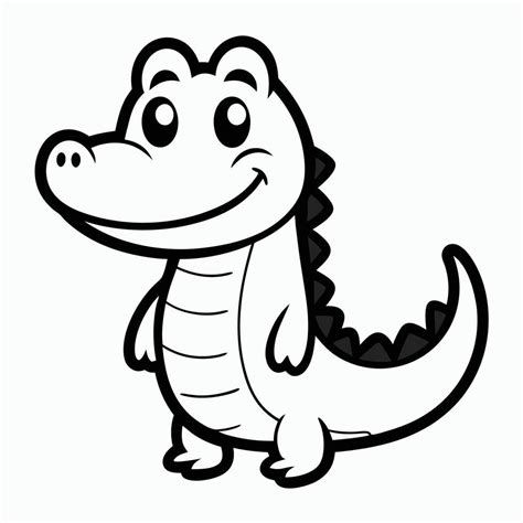 Alligator Clipart Outline