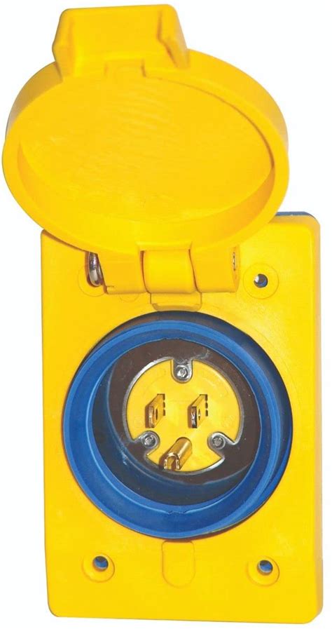 Plug 6365 California Style Commercial Grade Black Wiring Device Locking