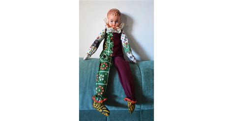 Jucarie Veche Clovn Claun Arlechin Bufon Circ Vintage Deosebit