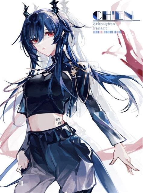 Chen Arknights Fan Art Arknights Chen Fanart Arknights Oc Anime