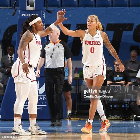 Myisha Hines Allen And Shakira Austin Of The Washington Mystics High