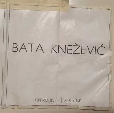 Bata Knežević Takva Priroda Grafika