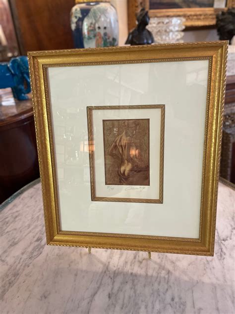 Pair Of Nude Etchings T Theodore Design