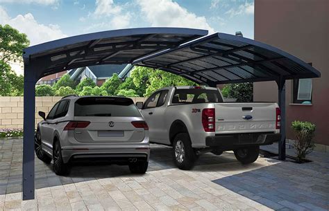 Double Carport Aluminium By Hybrid Build Archipro Nz