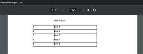 Creating A Jasper Report With Spring Boot