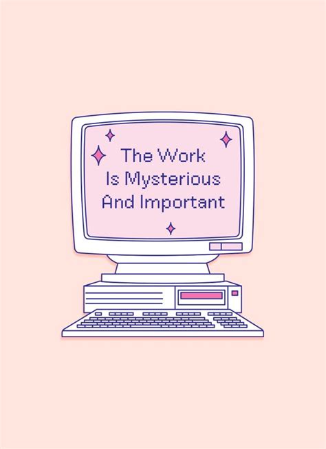 Severance Tv Show Sticker Retro Computer The Work Is Mysterious Etsy