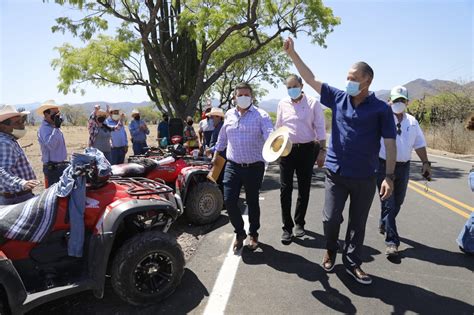 El Gobernador Quirino Inaugura Carretera Soyatita San José Del Llano