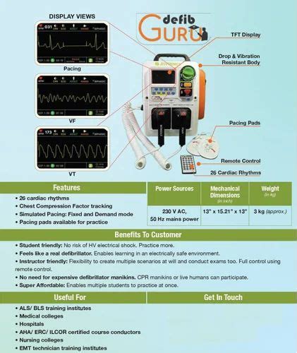 Jeevtronics Automatic External Defibrillators Defibrillator Trainer Kit