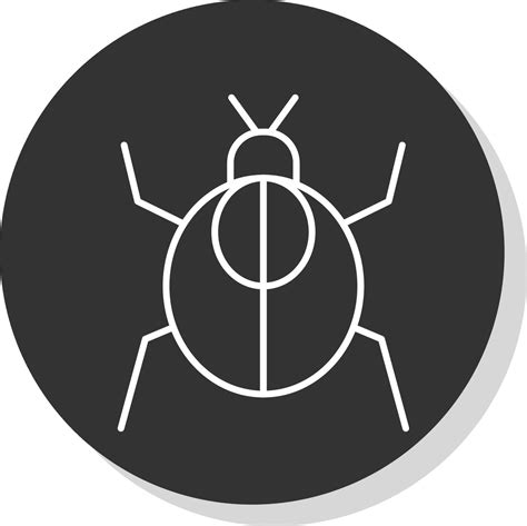Cockroach Line Grey Circle Icon 42996425 Vector Art At Vecteezy